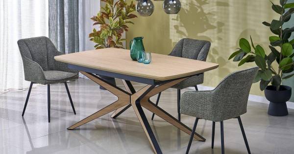 Разтегателна трапезна маса James - Топ Цени | Мебели Онлайн Orhideamebel.com